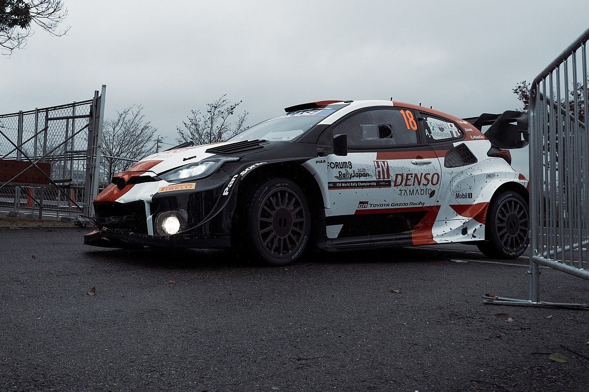諦めるには早すぎる。SS2でクラッシュの勝田貴元、WRCラリージャパン2日目にして後退も「まだまだ先は長い」原因はコース状況の変化 ...